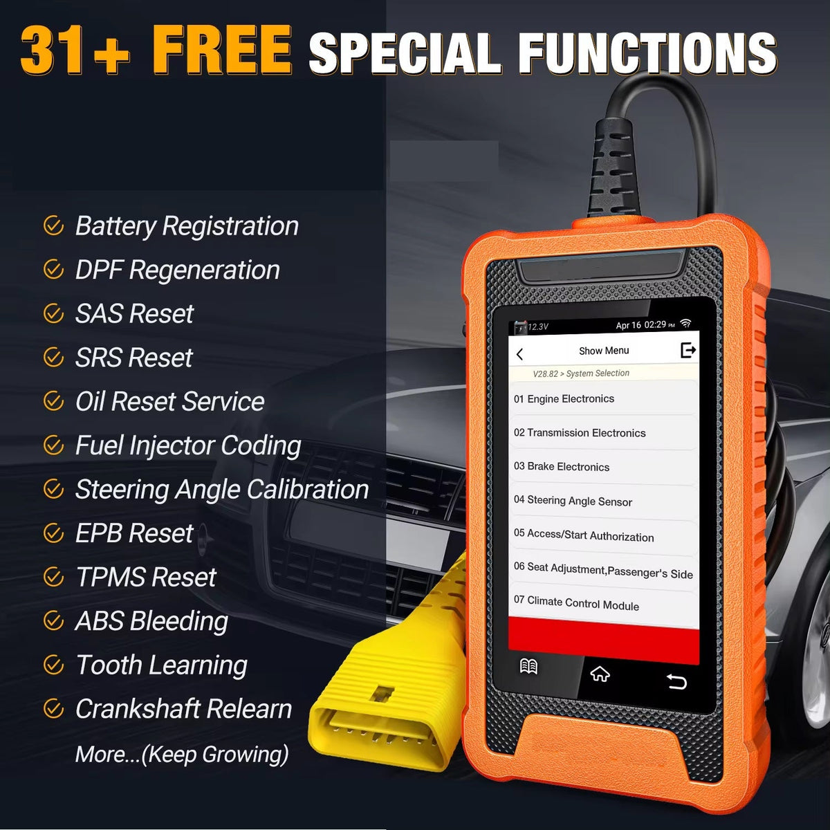 DPF Regeneration, ABS, SRS Reset & Diagnostic Tool For Mercedes ...