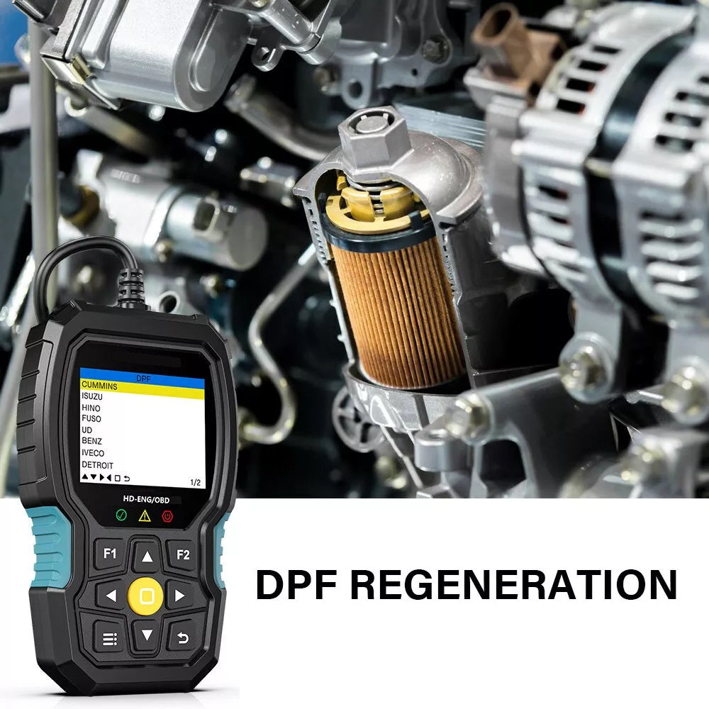 Fuso Compatible Advanced Diagnostic Scanner with DPF Regeneration ...