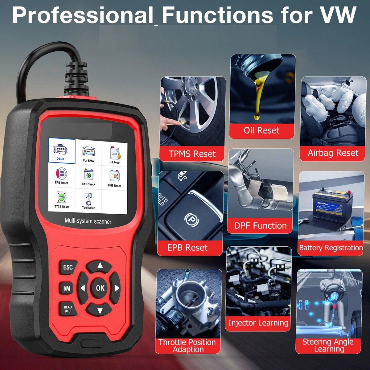 DPF Regen & Diagnostic Scanner for VW Transporter – RepairManuals.co