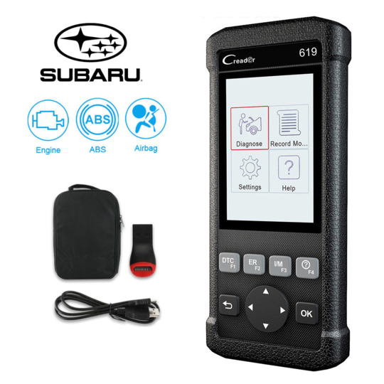 Subaru SRS/Airbag, ABS & Engine Diagnostic Scanner Code Reader ...